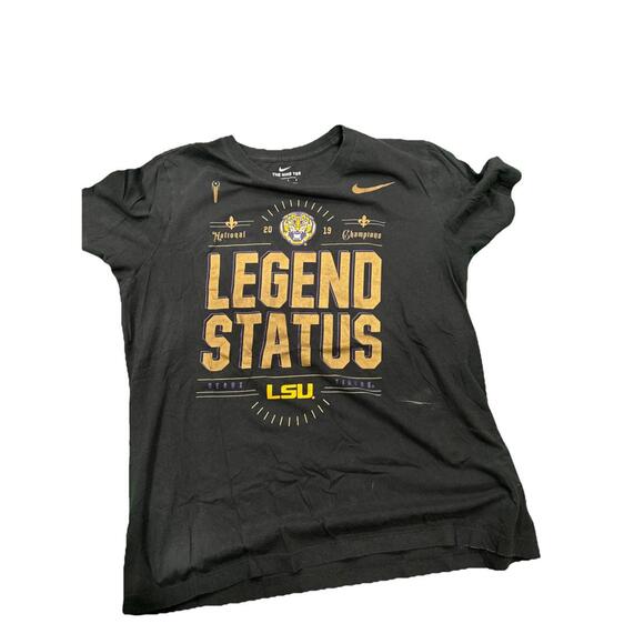 Nike | Shirts | Nike Lsu Tigers 29 National Champions Legend Status ...